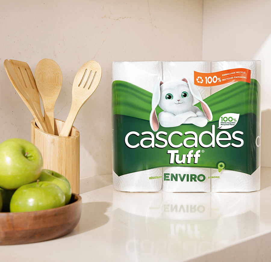 Recycled Paper Towels | Cascades Tuff Enviro Paper Towels